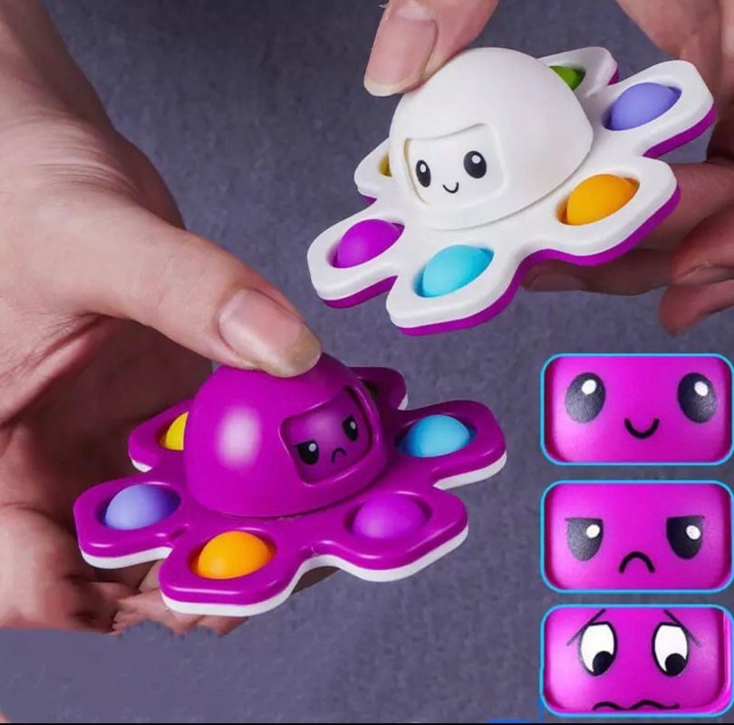 Pulpo Spinner/Pop It Fidget Toys - Cande Kids